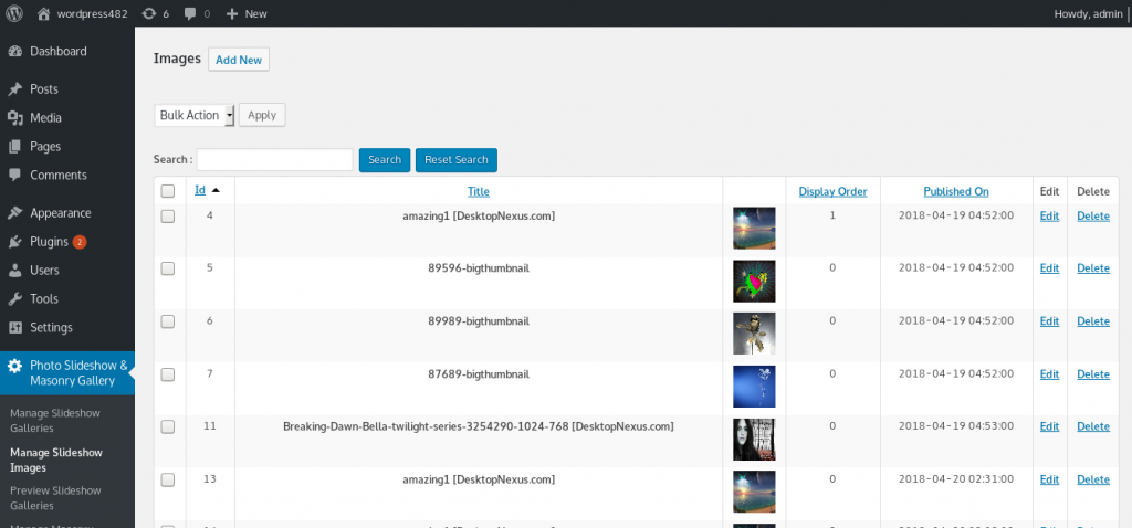 Photo Gallery Slideshow & Masonry Tiled Gallery - I13 Web Solution